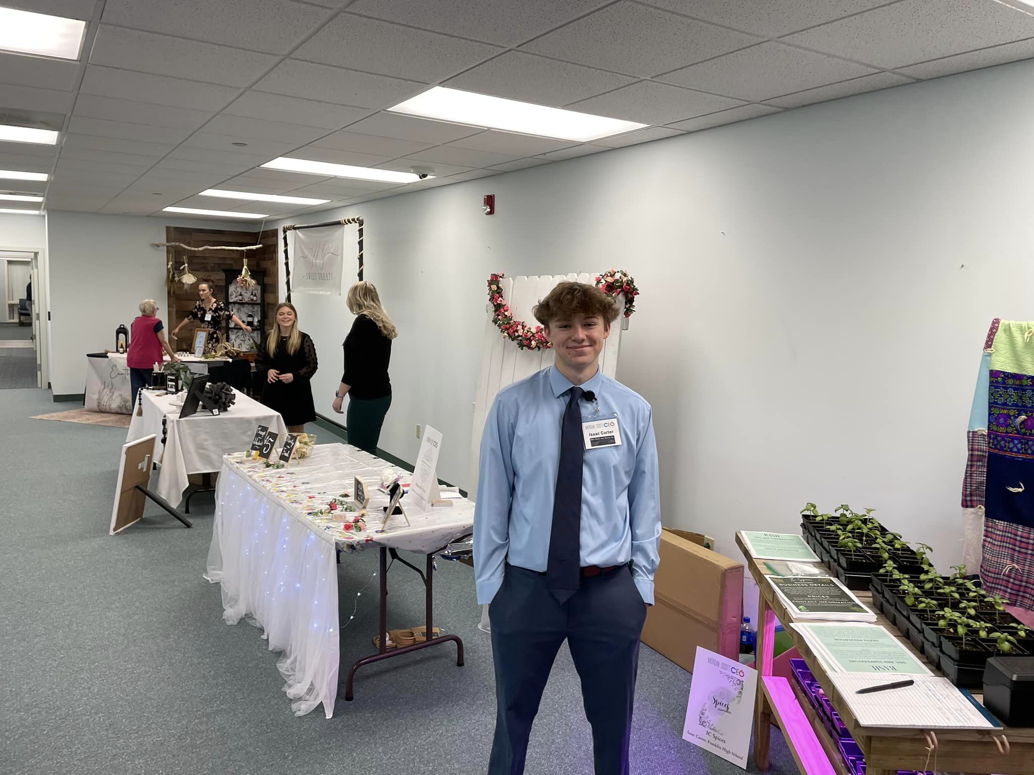 Rep. C.D. Davidsmeyer Attends Business Fair for Morgan-Scott CEO Young ...