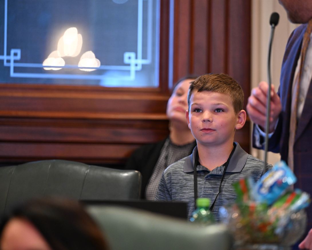 Rep. Davidsmeyer Recognizes Jacob Williams for Elks “Hoop Shoot ...